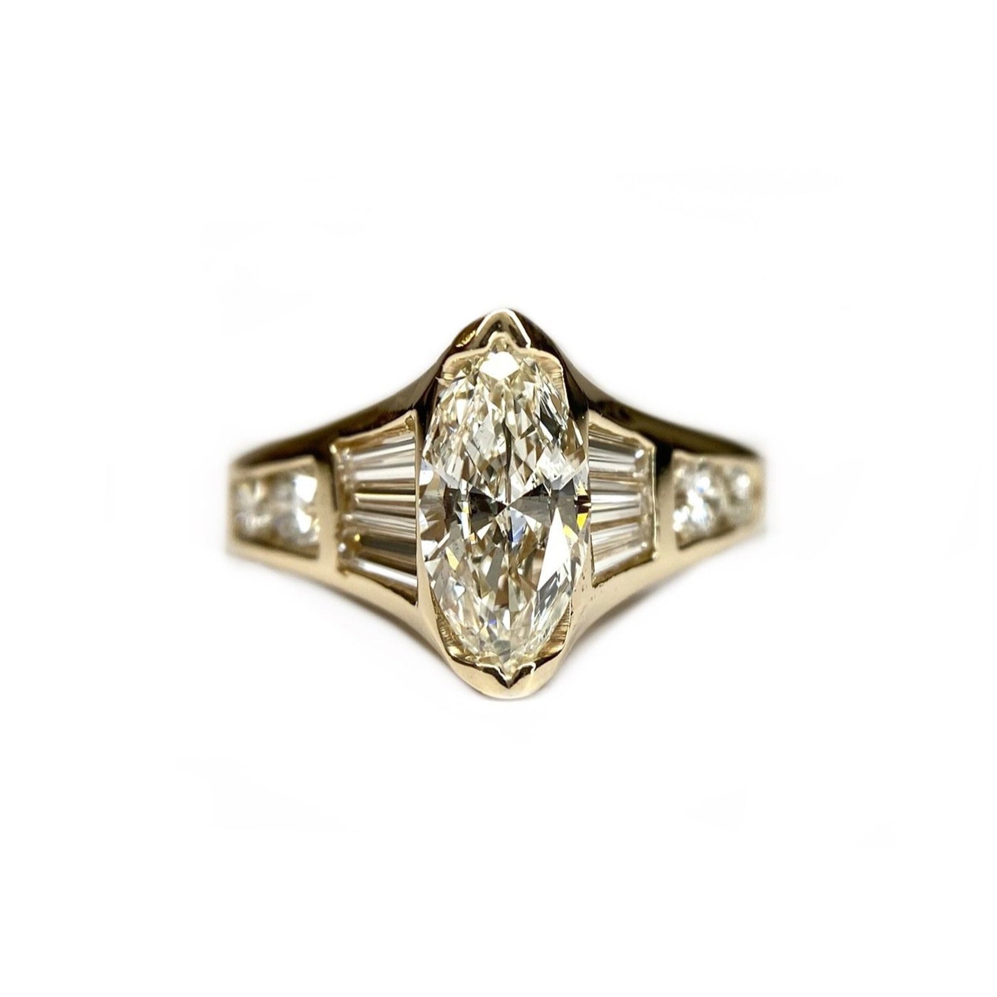 14K Yellow Gold Diamond Ring – Donald Haack Diamonds