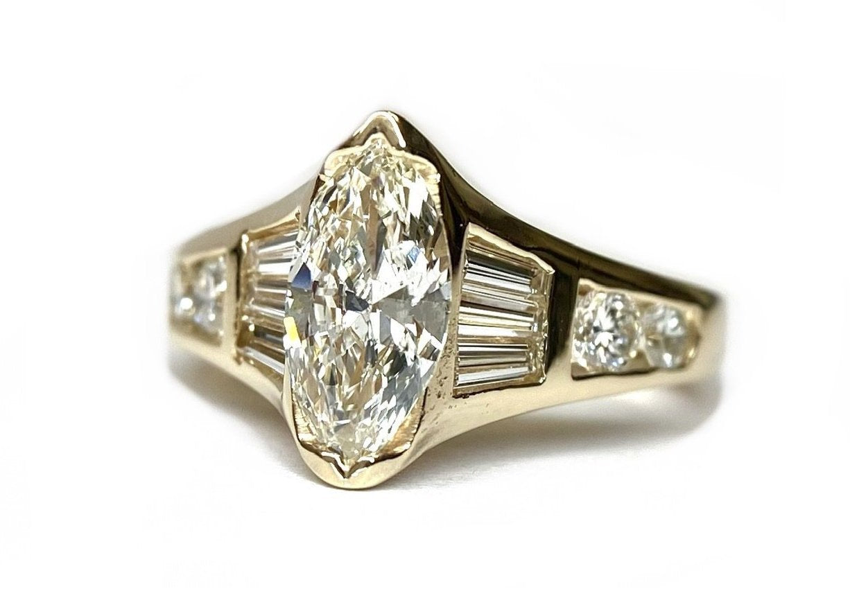 14K Yellow Gold Diamond Ring – Donald Haack Diamonds